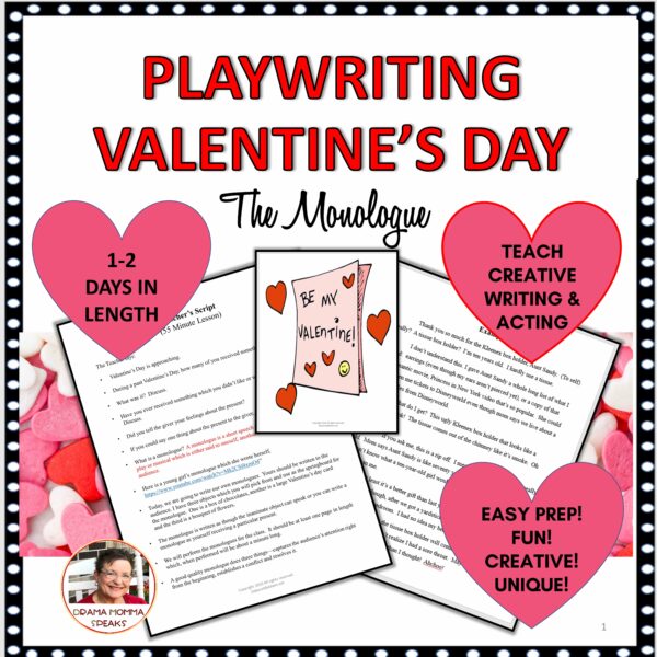 St. Valentines Day Playwriting the Monologue | Made By Teachers