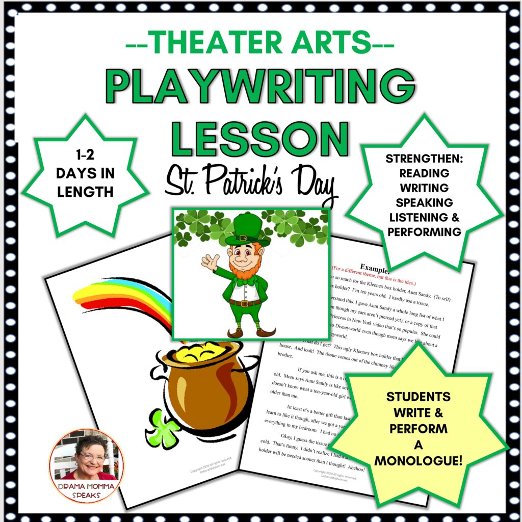 St. Patrick's Day Playwriting Monologue | Made By Teachers