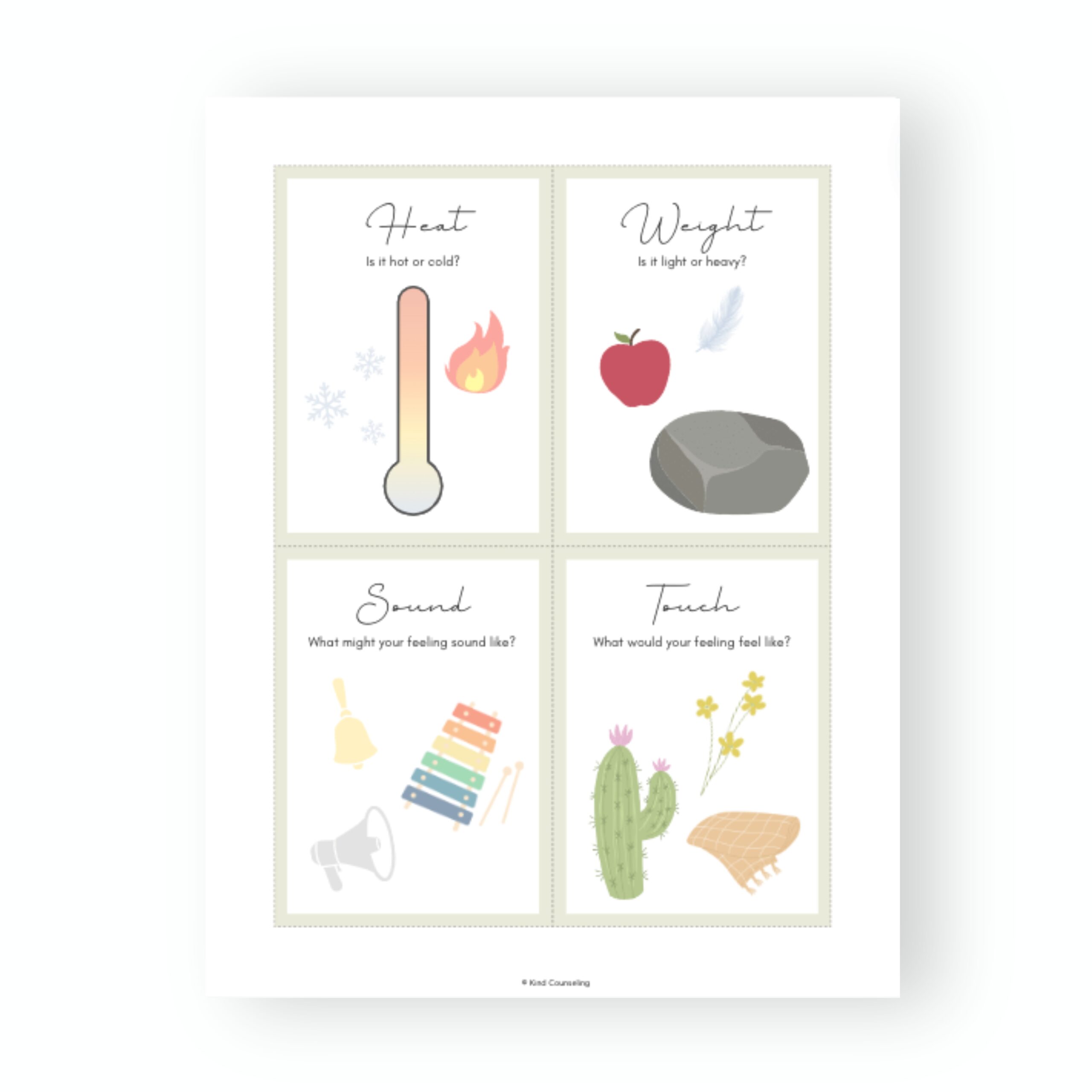 Describe Your Feelings Cards | How Do You Feel | Emotion Color, Shape ...